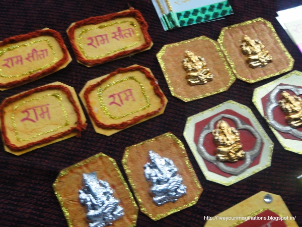Live Your IMAGINATIONS!!: Home-made Rakhi Wall Stickers/ Home-made Soan