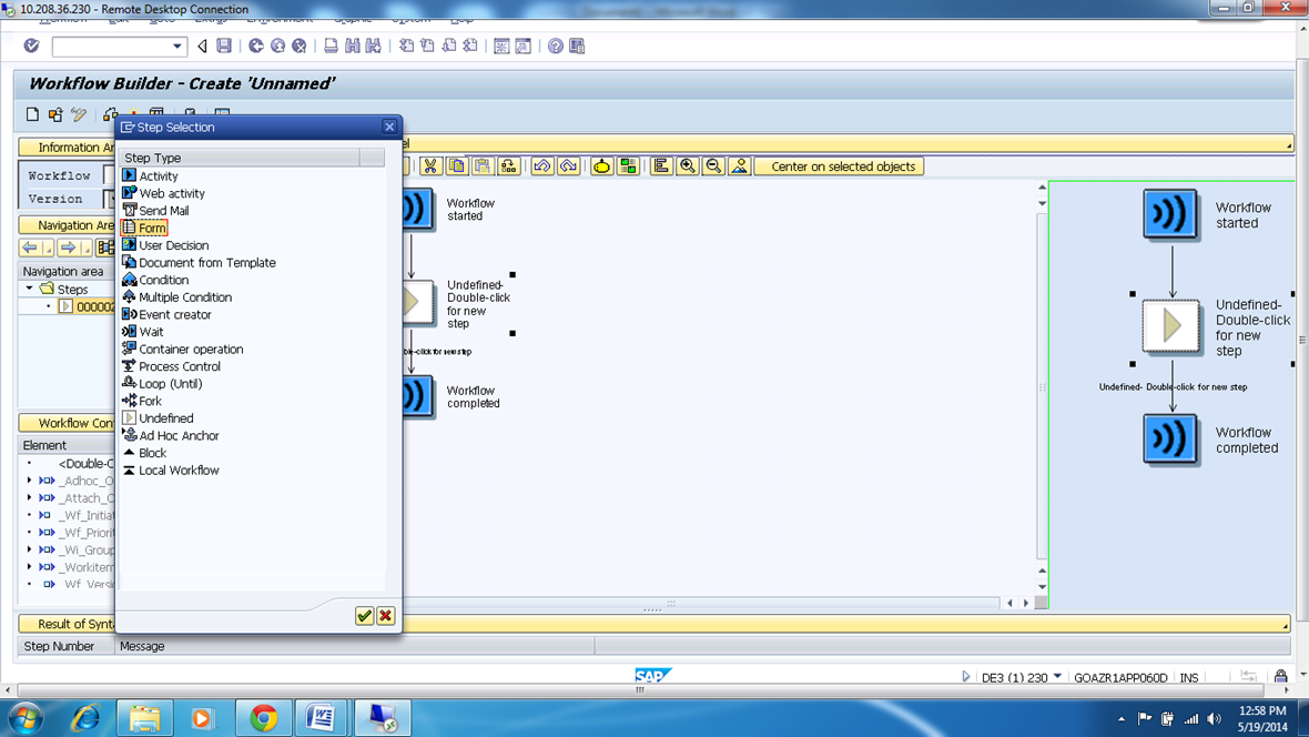 An Sap Consultant Sap Workflow Form Step