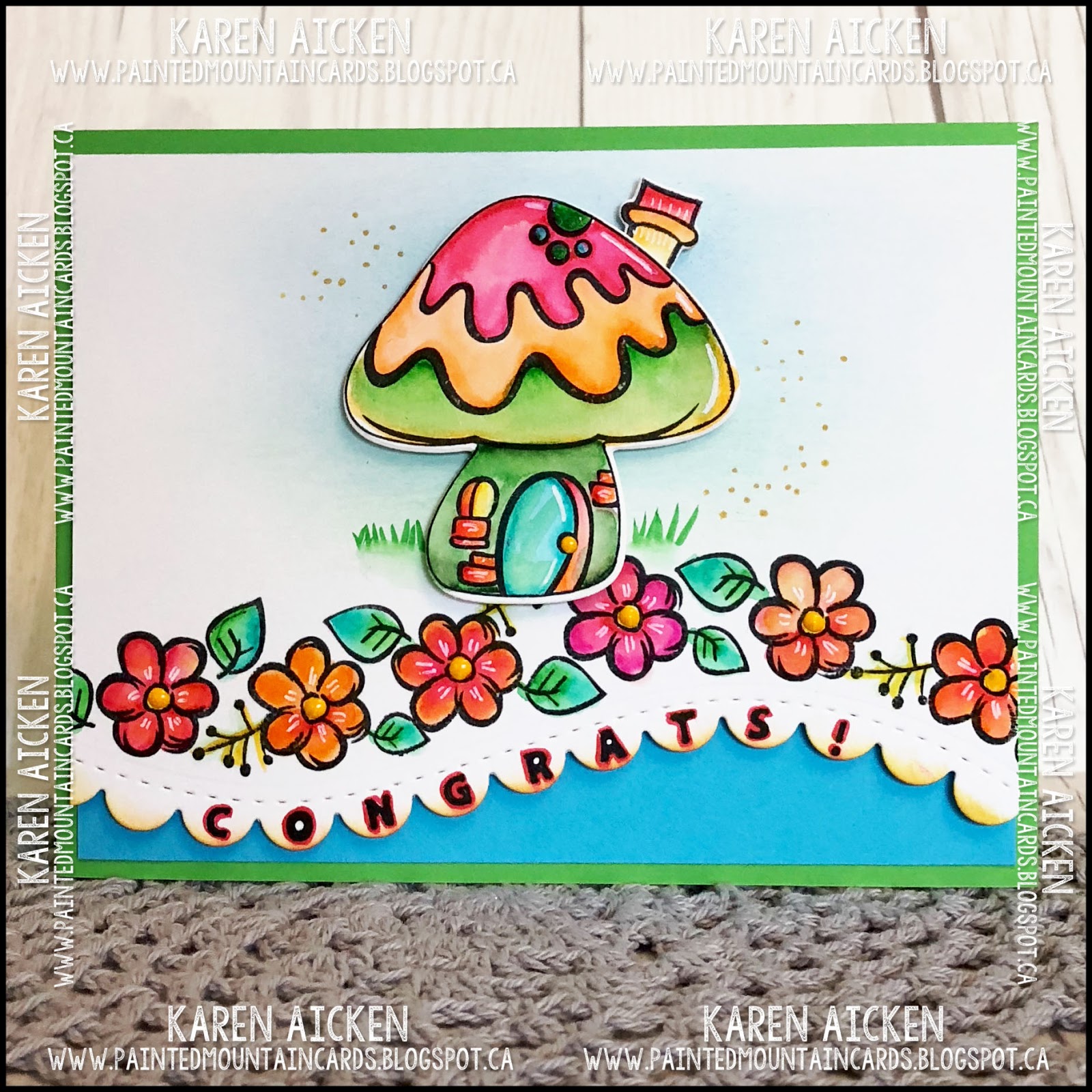 Painted Mountain Cards: Congratulations Card
