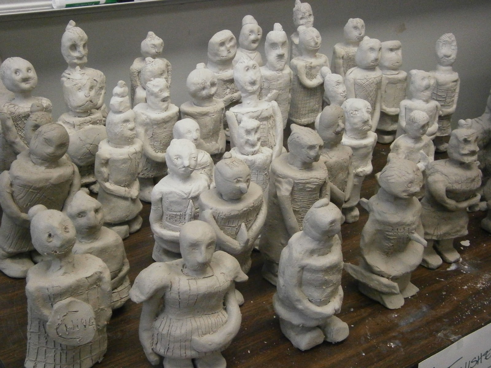 Miss Arty Pants: Clay Army- Terra Cotta Warriors Continued