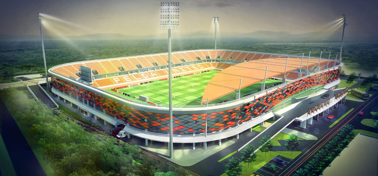 PEMUDA SELEMPANG MERAH: FELDA UNITED BAKAL BERAKSI DI STADIUM SENDIRI