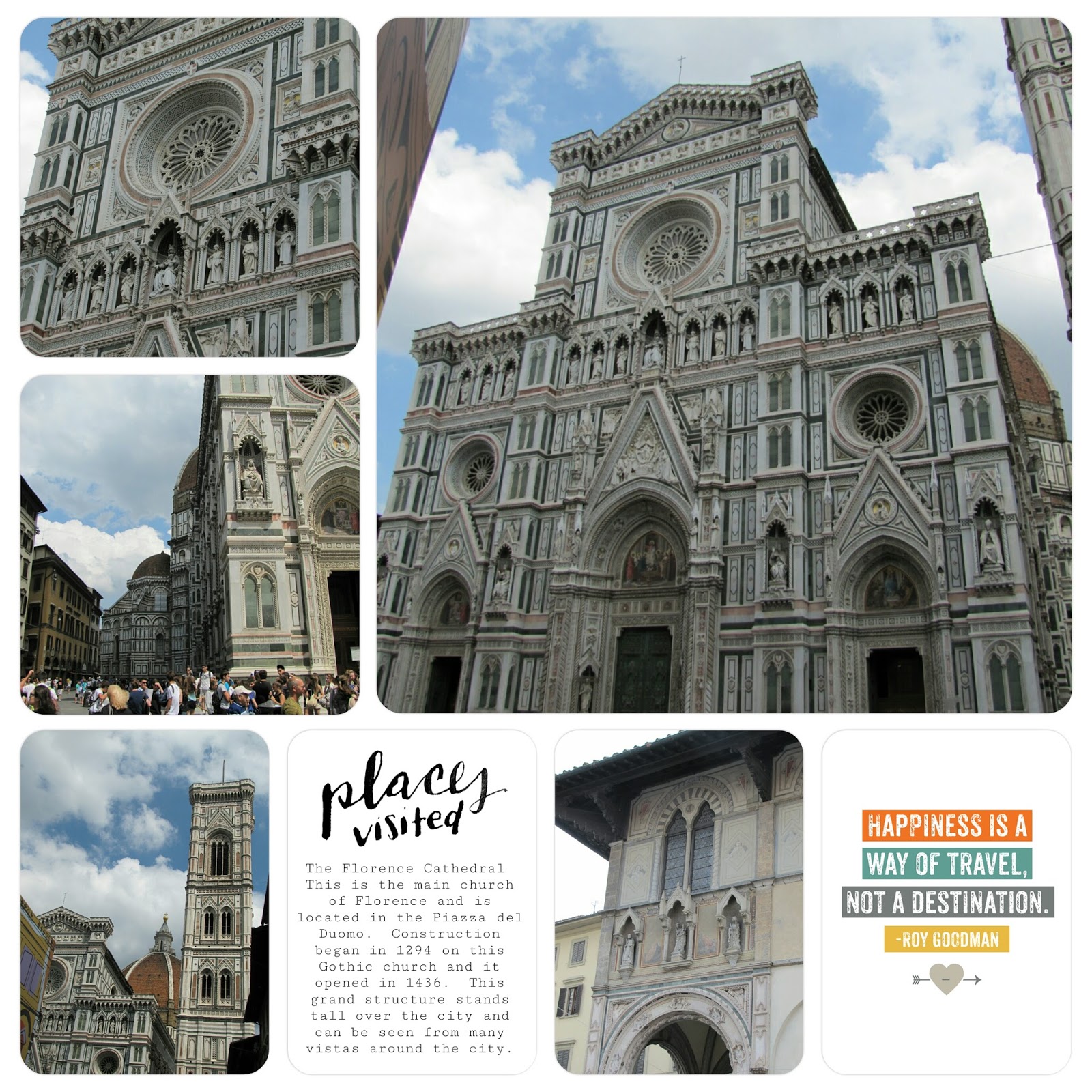 Kendra's Paper Creations: Project Life ~ A Day in Florence