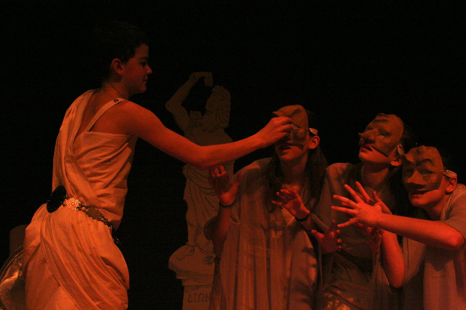 "Circus Olympus" ... Greek Theatre!: Perseus & Medusa Production Photos