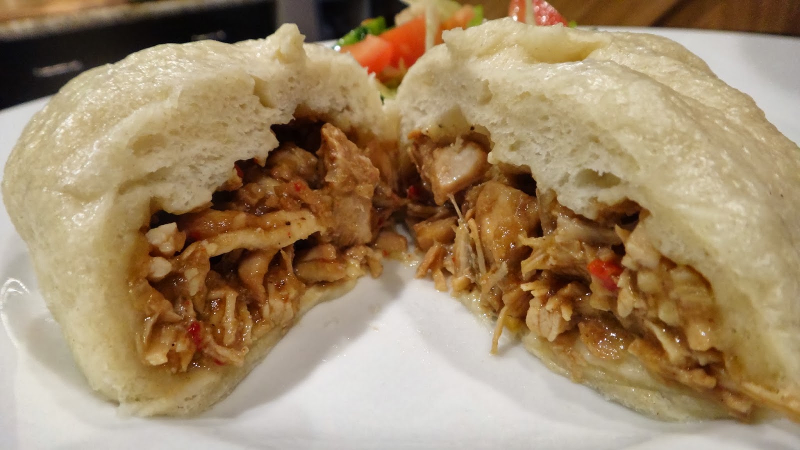 Spicy Turkey Steamed Buns