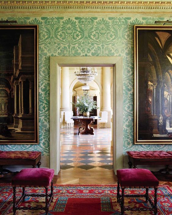 Eye For Design: Decorating With Damask........An Old World Classic Is ...