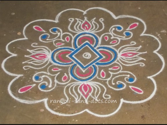 Simple apartment kolam designs