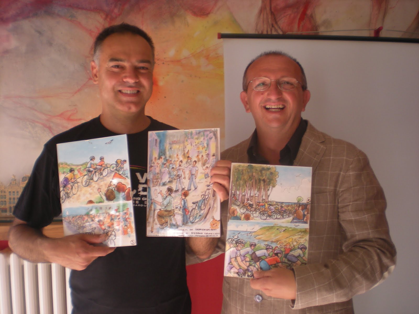 Gabicce in Rosa 2013: Stefano Vanni presenta le sue "bike vignette" al ...