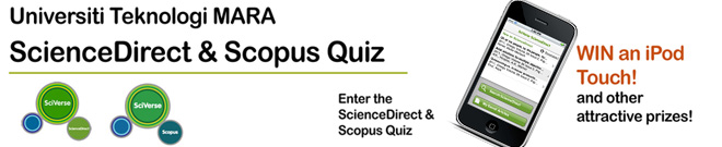 ScienceDirect & Scopus Quiz - Perpustakaan UiTM