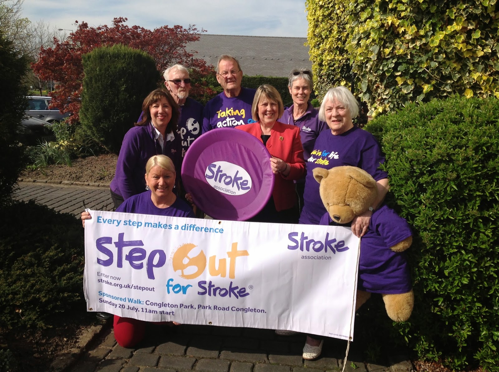 Fiona Bruce MP Press Releases Archive: Step out for Stroke