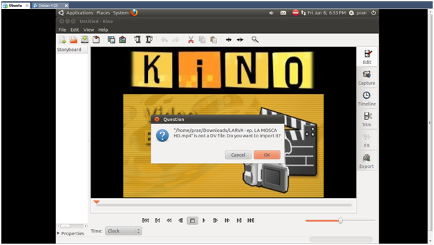 Cara memotong video menggunakan aplikasi KINO pada Linux ~ NOFUTURE™