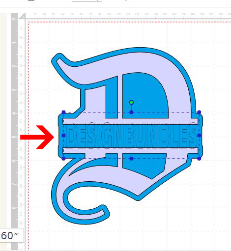 Create a Split monogram with Brother scan and cut canvas | Design Bundles