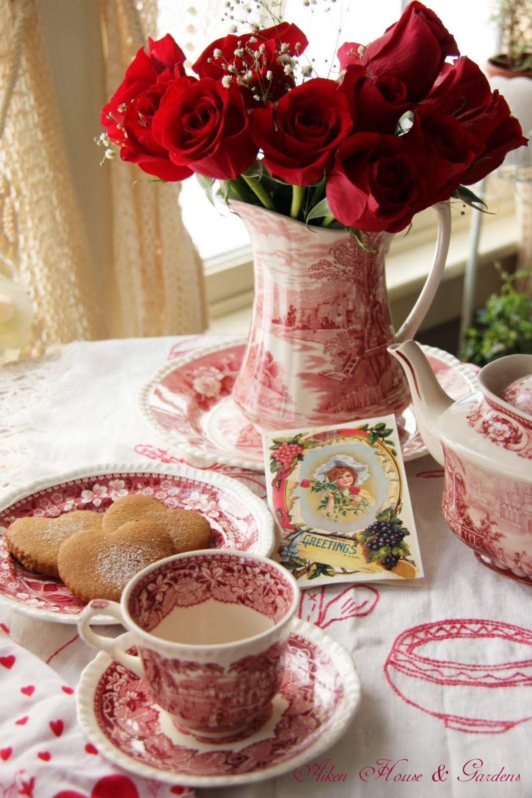 Aiken House & Gardens: Red & White Valentine's Day Tea