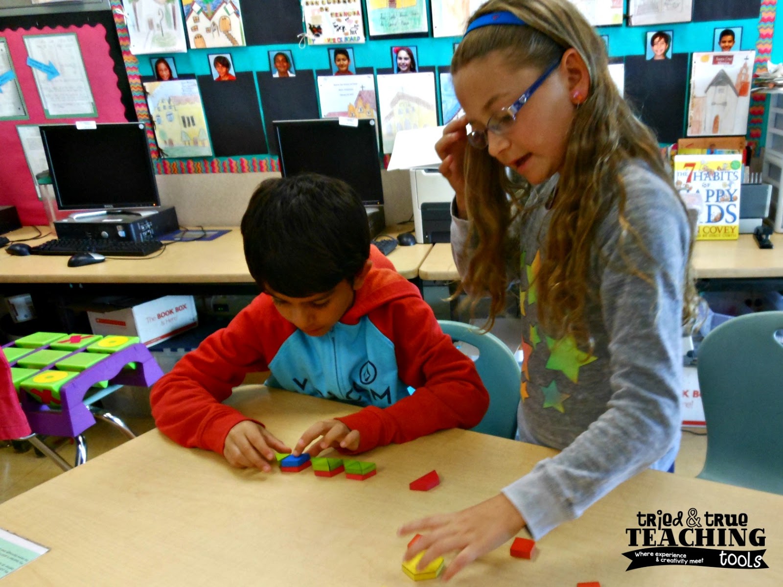 Loved That Lesson! Pattern Block Fractions | Tried and True Teaching Tools