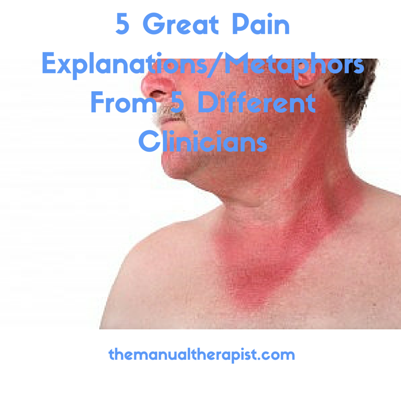 Top 5 Fridays! 5 Great Pain Explanations/Metaphors From 5 Different ...