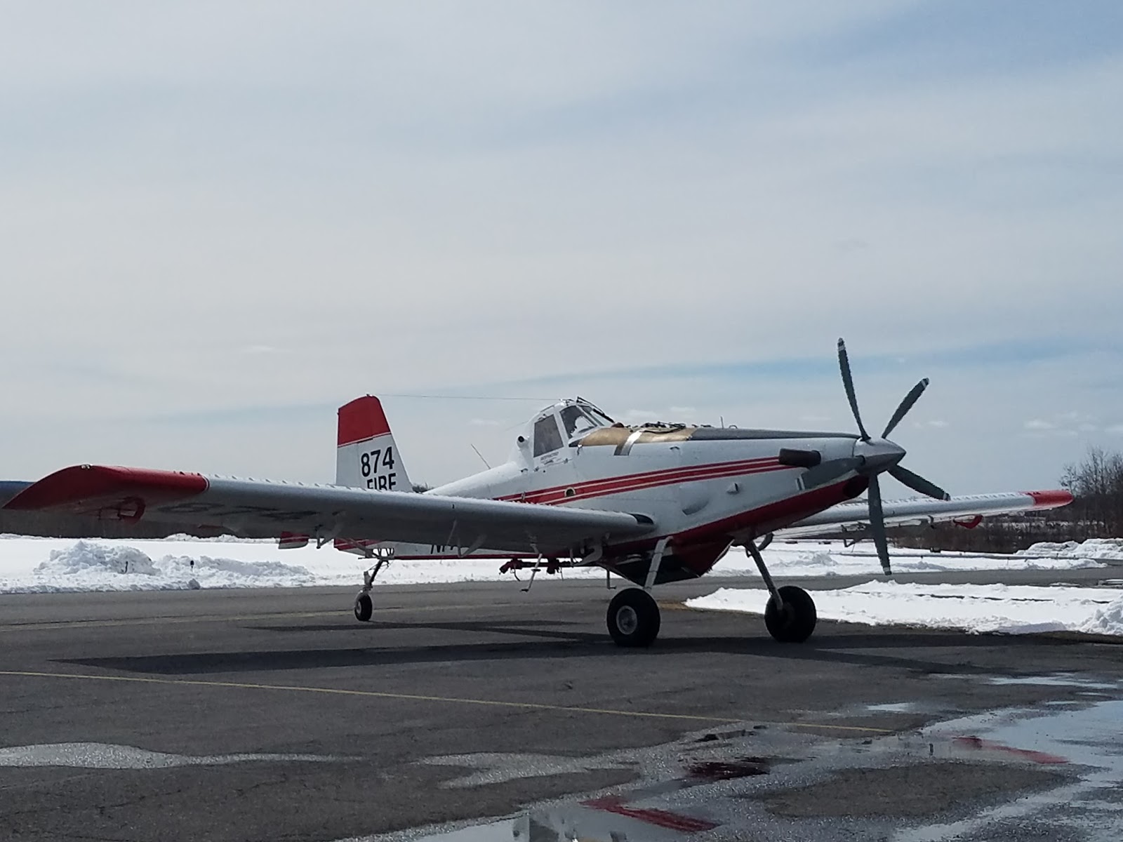 Pennsylvania Forest Fire Protection: Single Engine Air Tanker Arrival