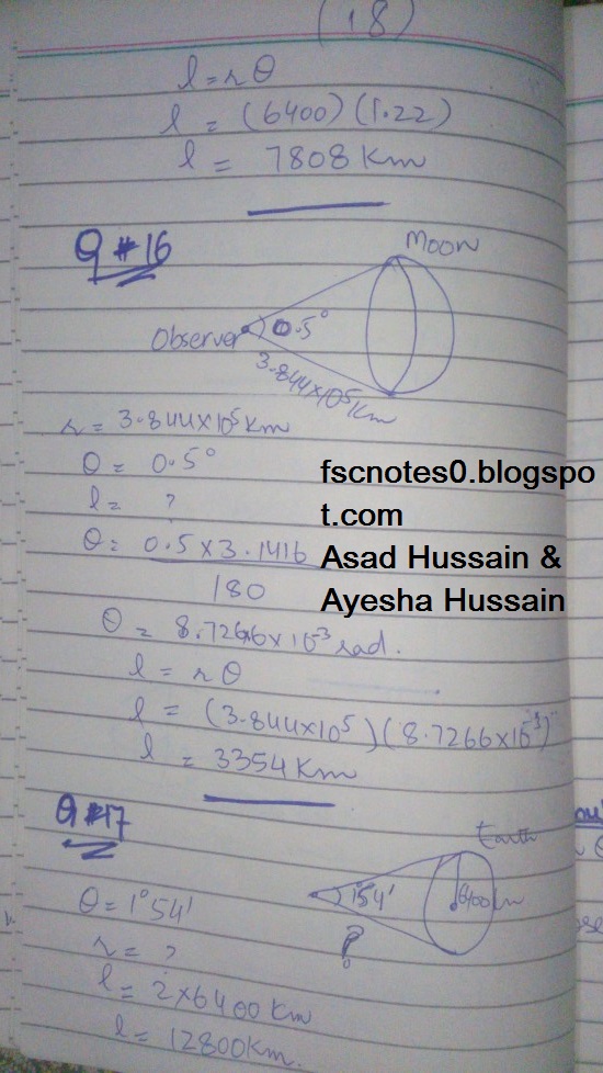 FSc ICS FA Notes Math Part 1 Chapter 9 Fundamentals of Trigonometry ...