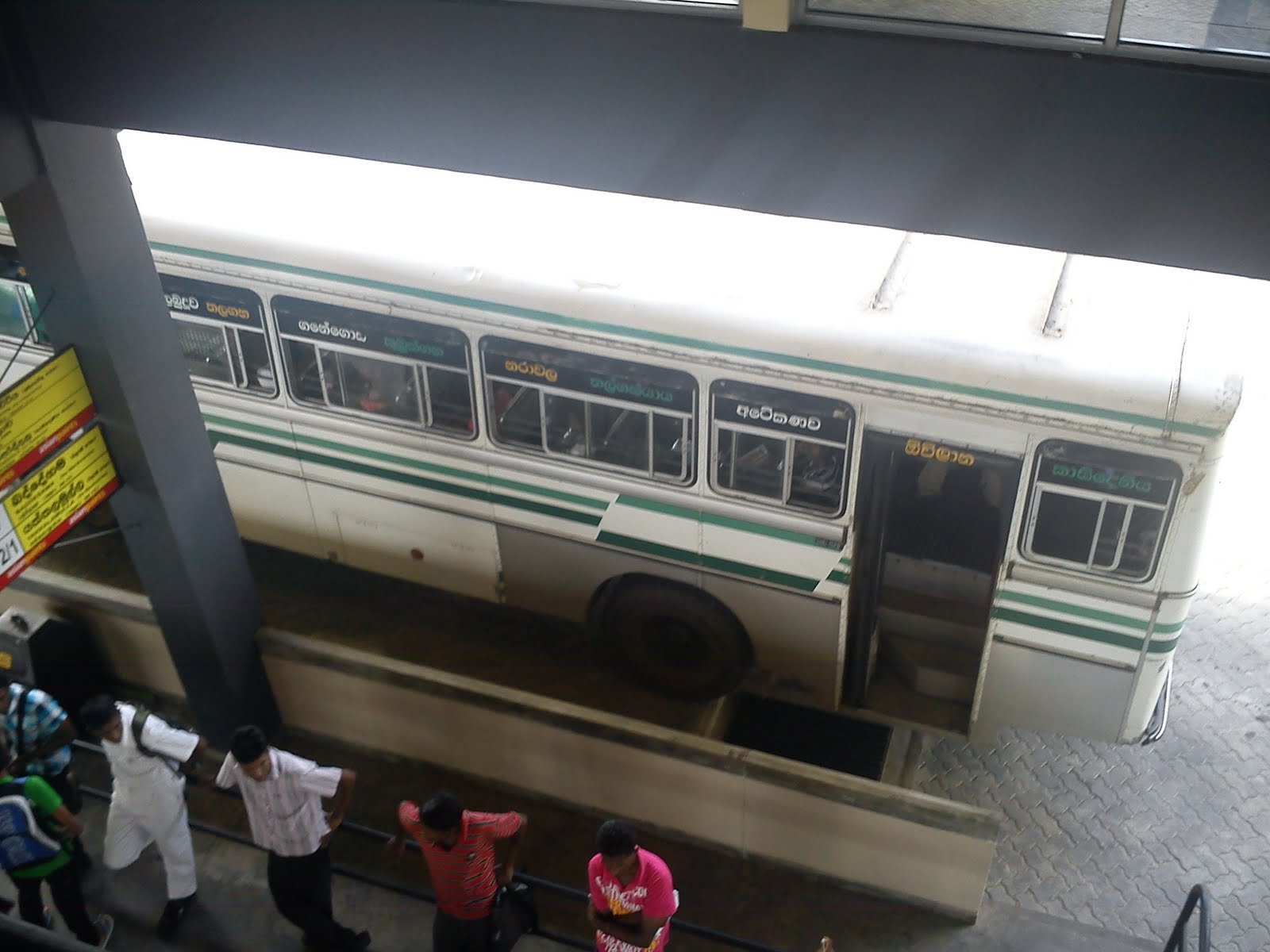 Modern bus stand for Galle