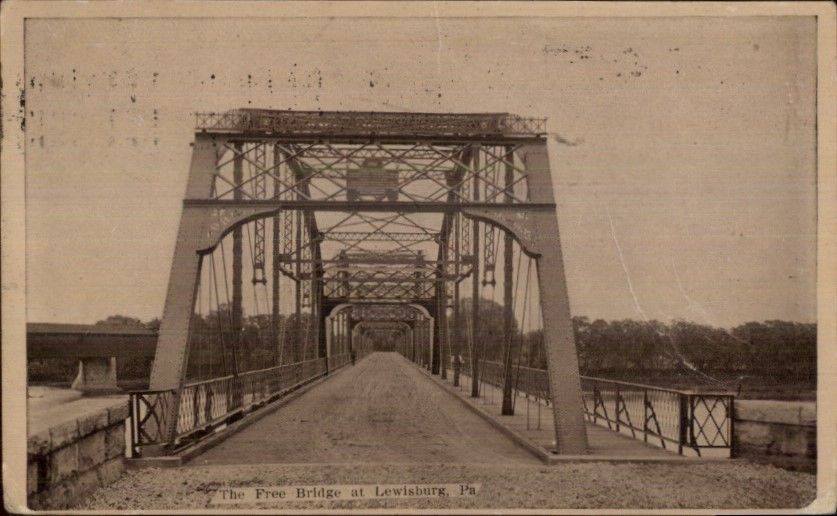 Valley Girl Views: When The Lewisburg River Bridge Was A Covered Bridge