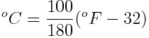Math Principles: Temperature Conversion Equation