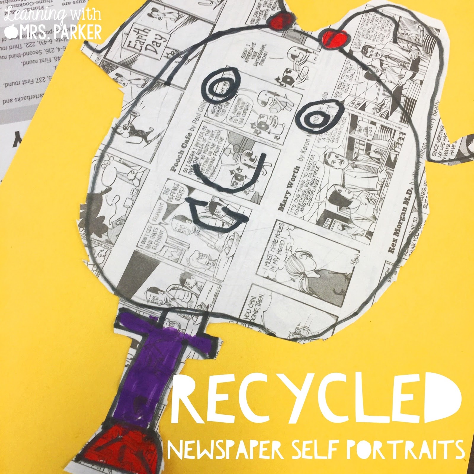 Self Portraits in Kindergarten - Learning With Mrs. Parker