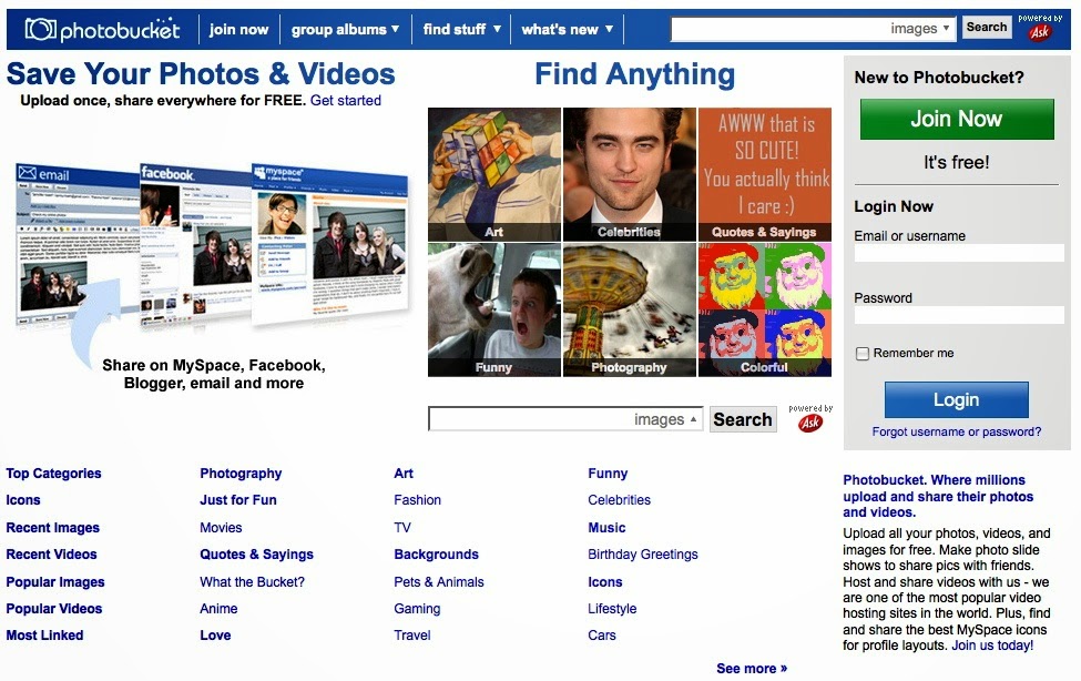 Panzer bravo: ¿Cómo funciona Photobucket?