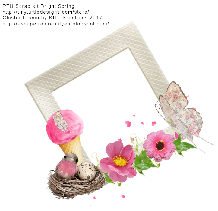 Escape From Reality Blog: FTU 'Bright Spring' Cluster & Cluster Frames