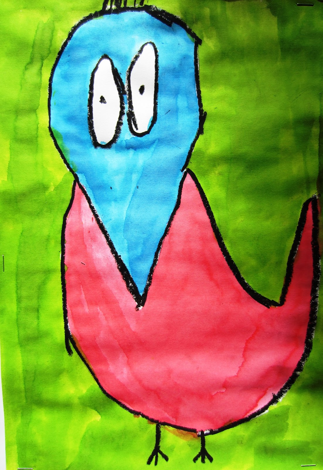 Blackas Bloggers: James Rizzi-Inspired Birds