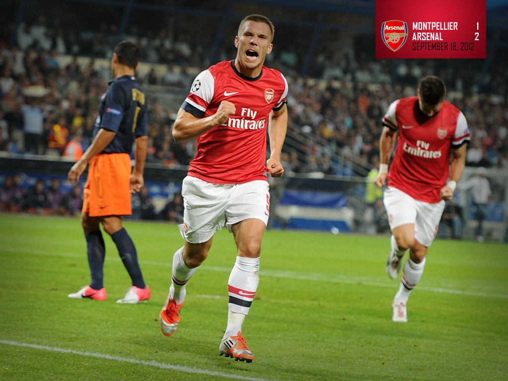 Lukas Podolski Arsenal Star Wallpapers | It's All About Wallpapers