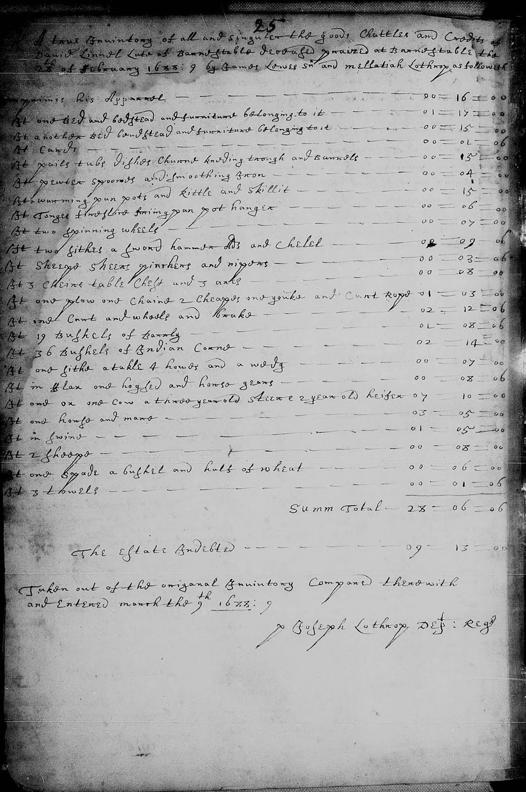 The Wills of Robert & David Linnell