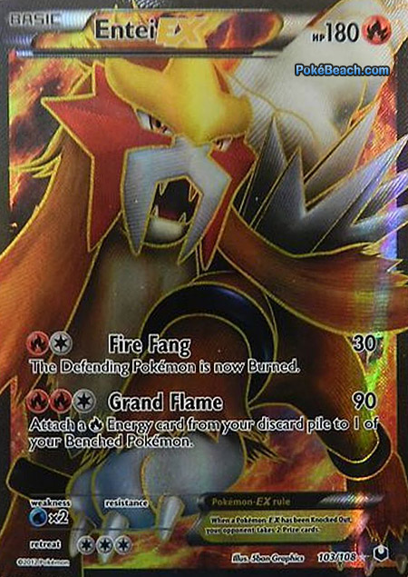 PikaCirculator - the Blog: Card of the Day Review - Entei EX (Dark ...