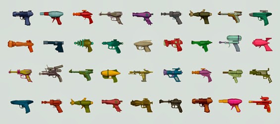 what a wonderful life...: Ray guns...