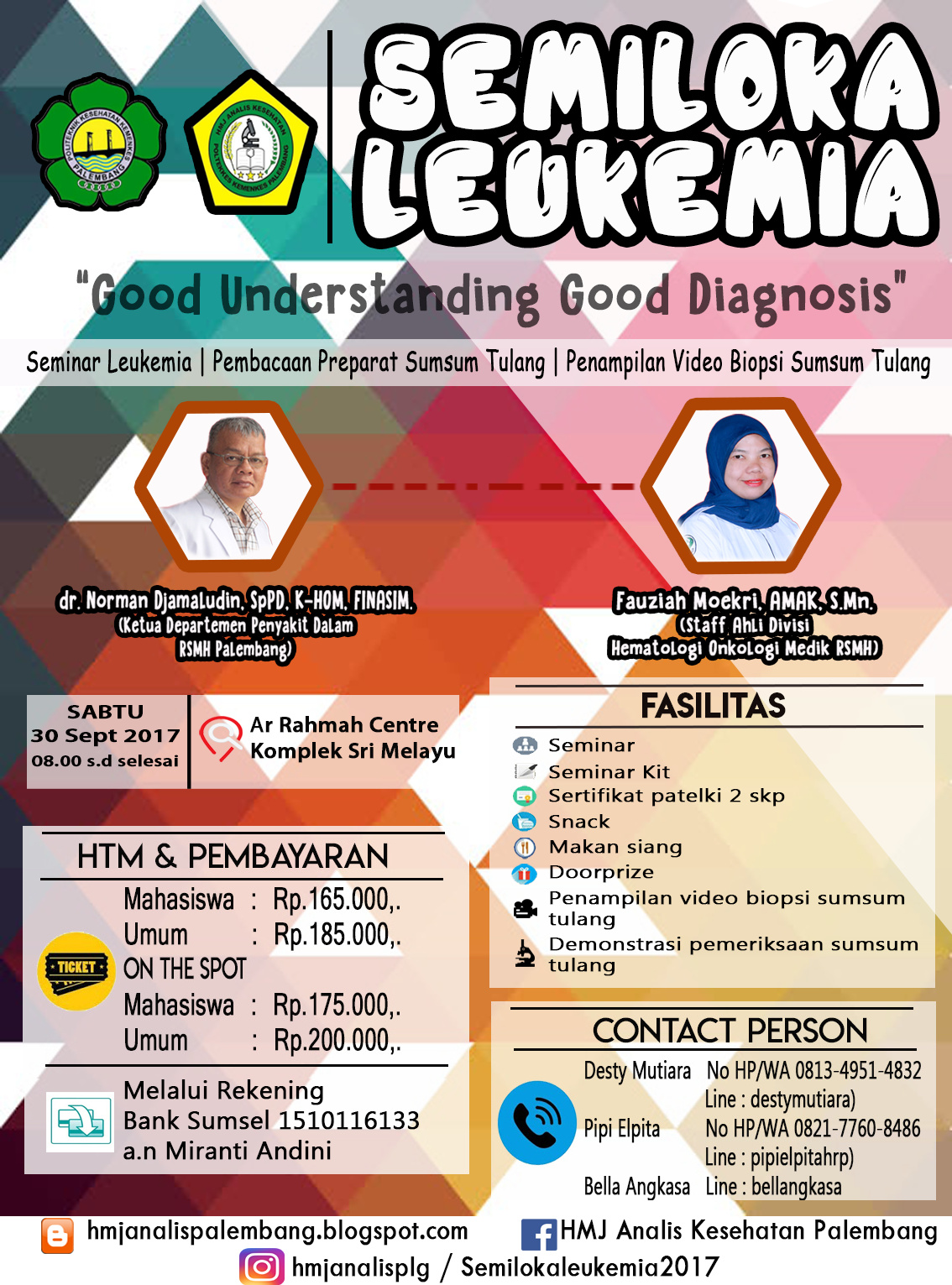 Seminar Loka Karya Leukemia Diesnatalis Analis Kesehatan Poltekkes ...