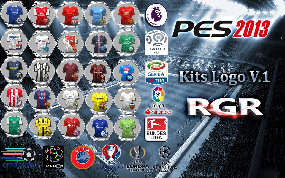 pes-modif: PES 2013 Kits Logo V.1 by Rgr DS