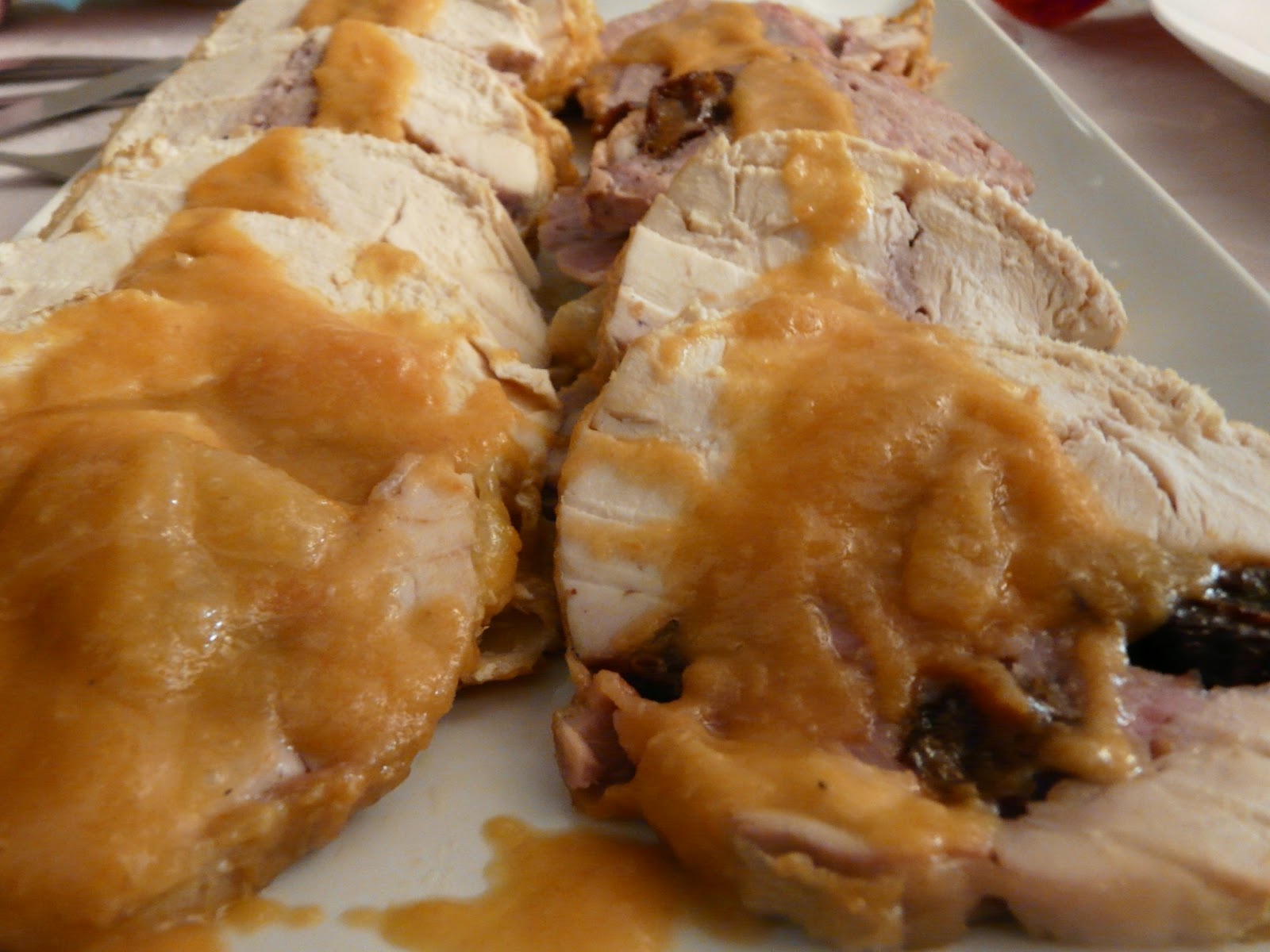 Mmmmm... Me gusta comer: REDONDO DE POLLO CON COMPOTA