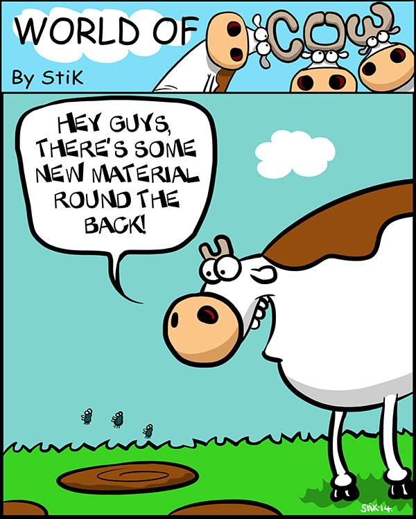 The Cartoonist known as StiK: 2 Cowtoons