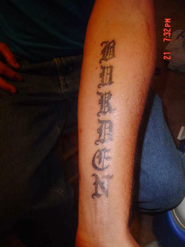 Make your own tattoo lettering free