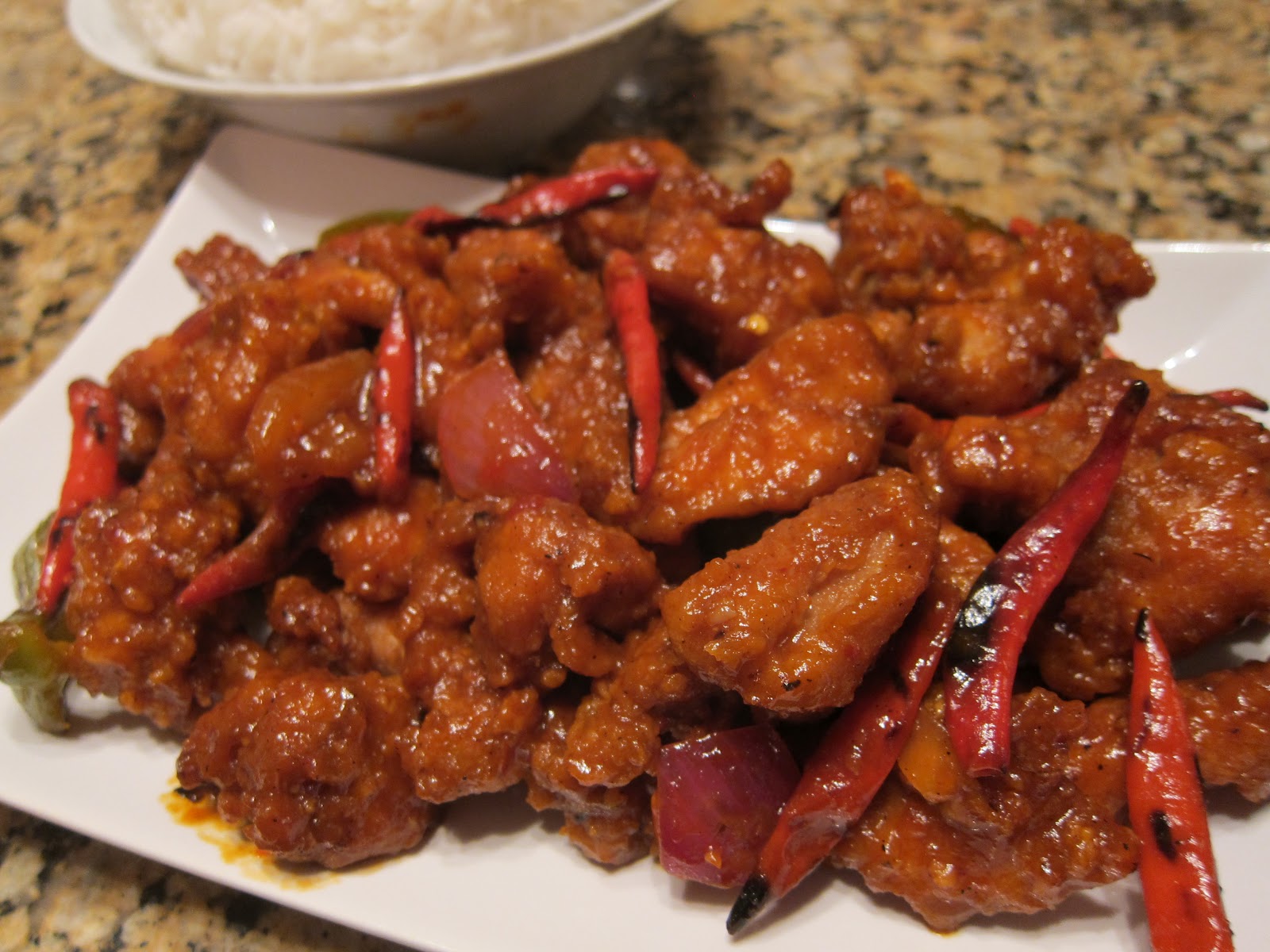 Mami-Eggroll: Chili Chicken - "Indo-Chinese" Style