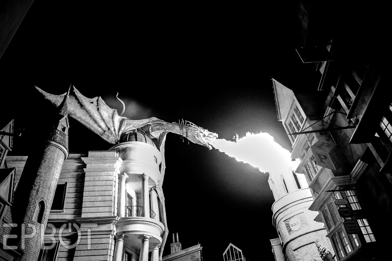 Diagon Alley Dragon Fire