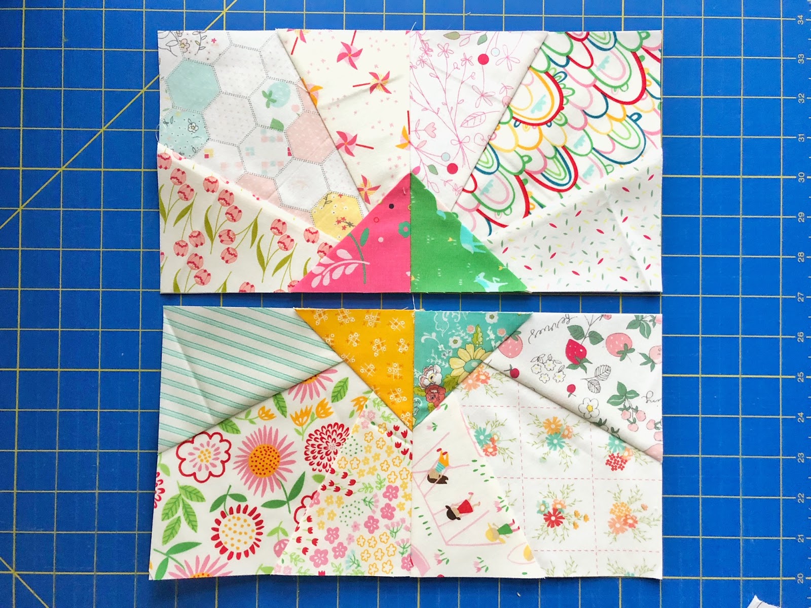 Free Foundation Paper Piecing Pattern: Ray Quilt Block
