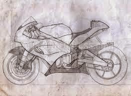 Dunia Sketsa Gambar: sketsa motor