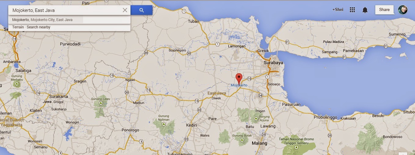Mojokerto, Jawa Timur di #JadwalKelanaShei ~ .:Catatan Shei:.