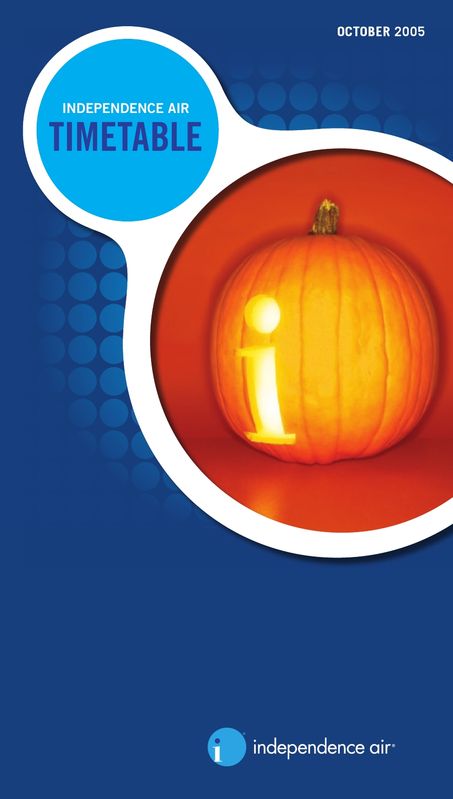 Airline memorabilia: Independence Air (2005)