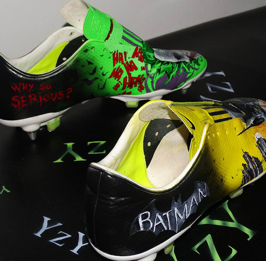 Yohan Mollo Receives Unique Nike Mercurial Batman and Joker Boots ...