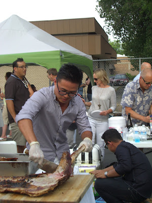 Viet Pham of Extreme Chef Celebrates at Forage