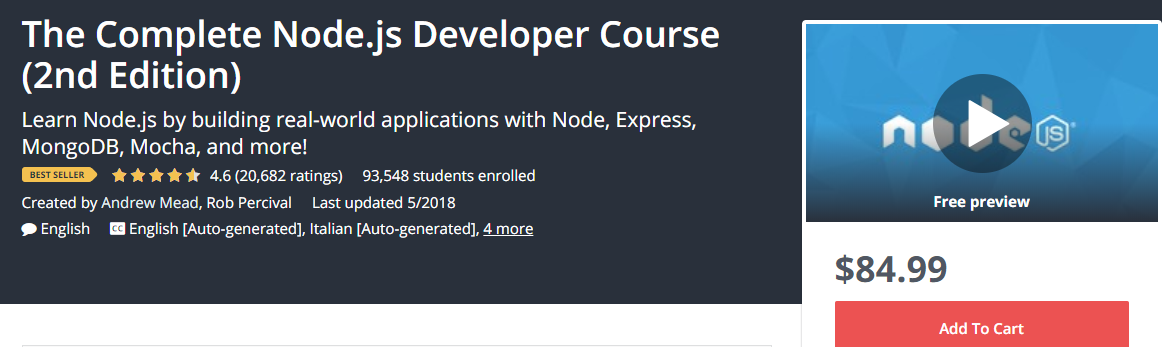 THE COMPLETE NODE.JS DEVELOPER COURSE (2ND EDITION) - VIETSUB | Nhà ...