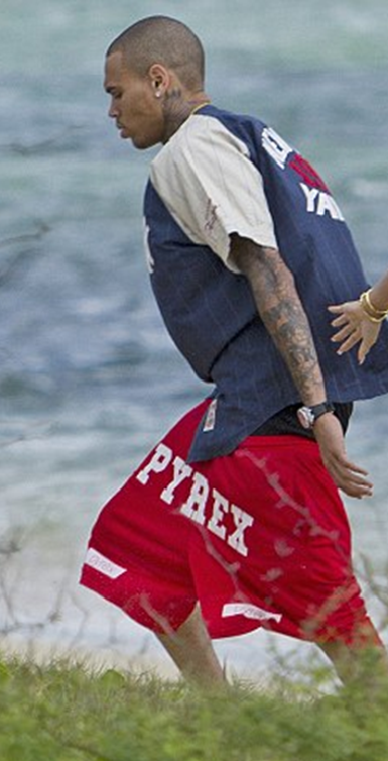 Pyrex Shorts Chris Brown