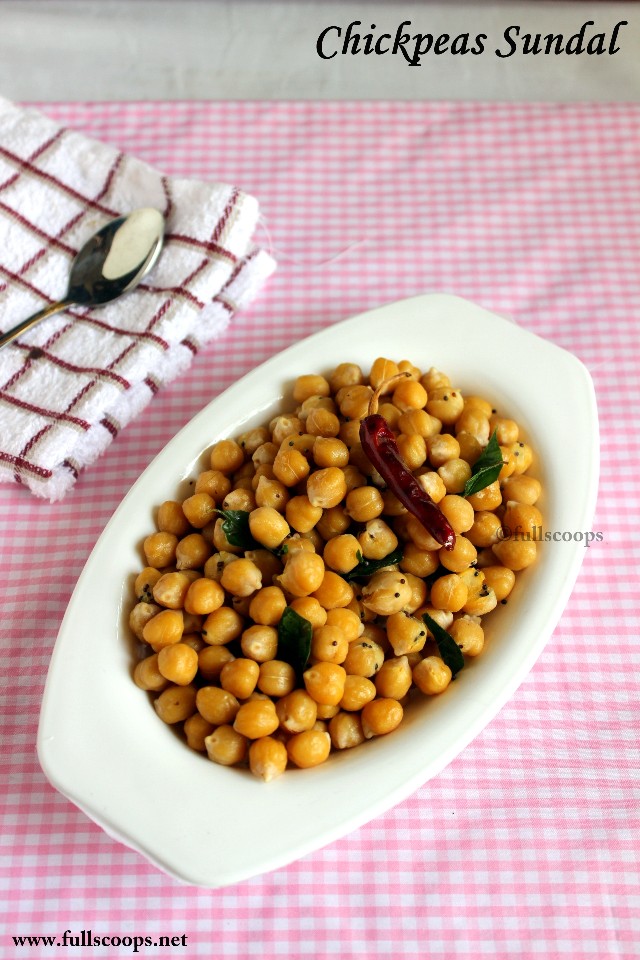 Chickpeas Sundal Recipe | Channa Sundal Recipe ~ Full Scoops - A food ...