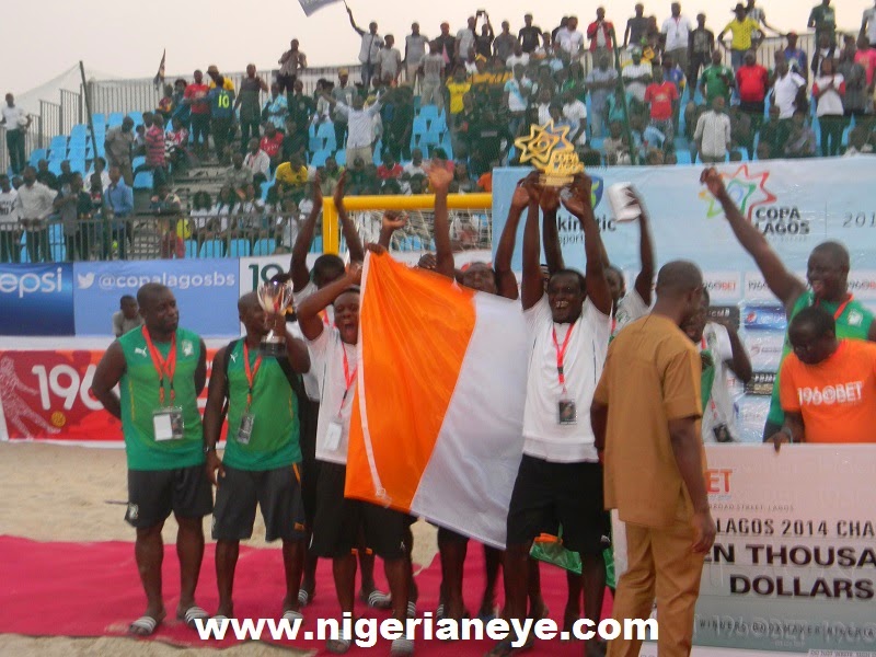 EXCLUSIVE PICTURES: Ivory Coast crowned Champions of COPA LAGOS 2014 ...