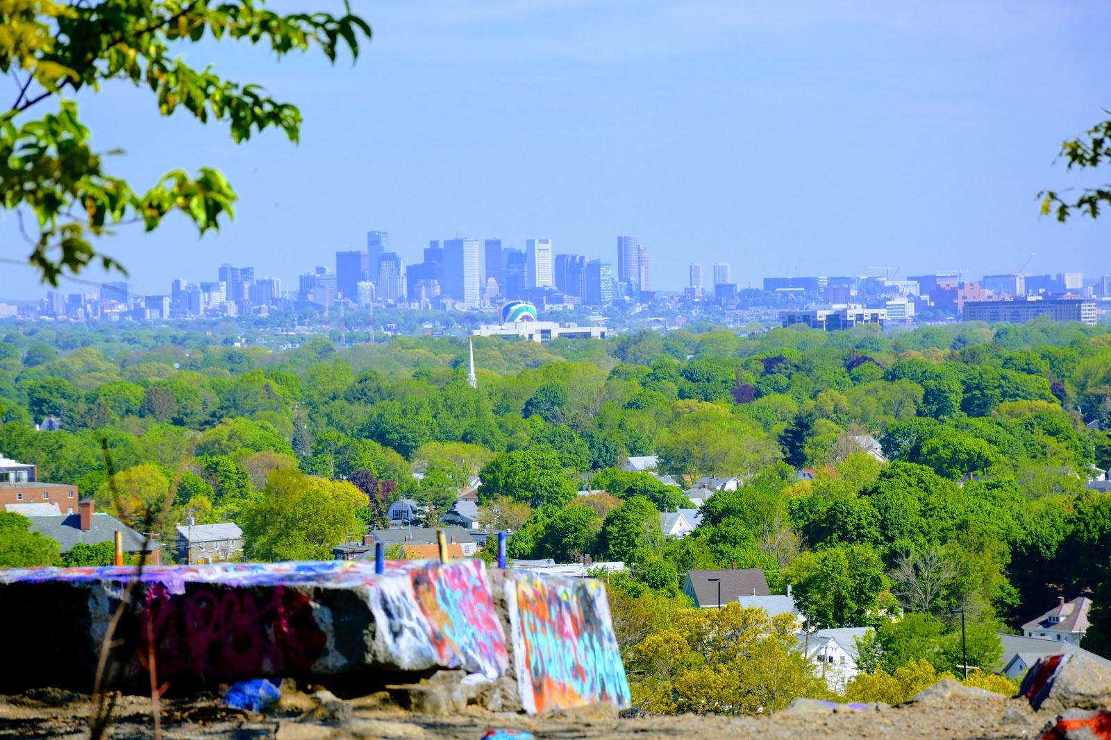 Quincy Quarries Reservation - A Multi-Colored, Open-Air Museum of Sorts!