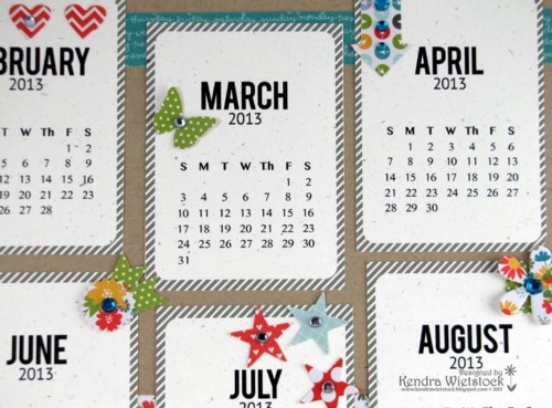 Kendra's Paper Creations: At-A-Glance Studio Calendar